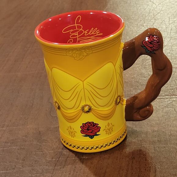 Disney | Dining | Disney Parks Beauty And The Beast Belle Dress Ceramic ...